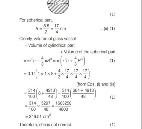 Mensuration Calculation Approximation R Cbse