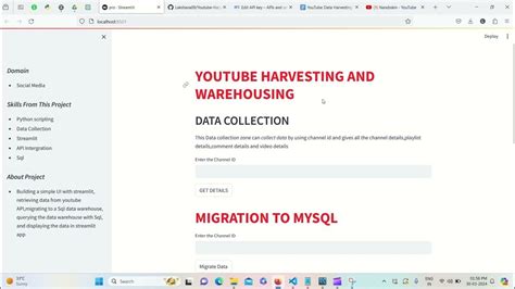Youtube Harvesting And Warehousing Using Sql And Streamlit Youtube