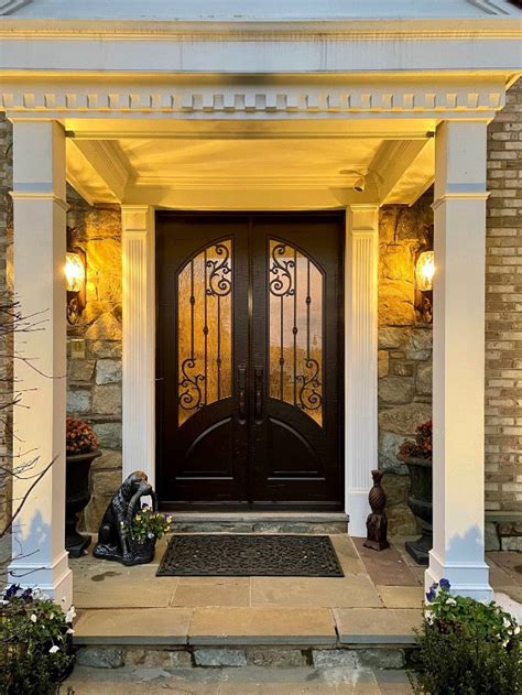 Custom Iron Style Orleans Double Entry Doors Masterpiece Doors
