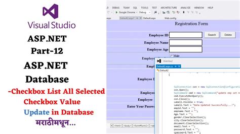 Part 12 Checkbox List All Selected Value Update In Database In