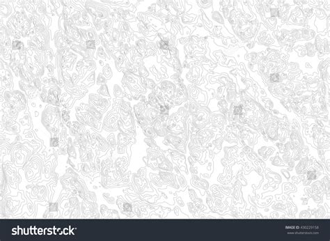 Fictional Topographic Map Vector Background Stock Vektorgrafik Lizenzfrei 430229158