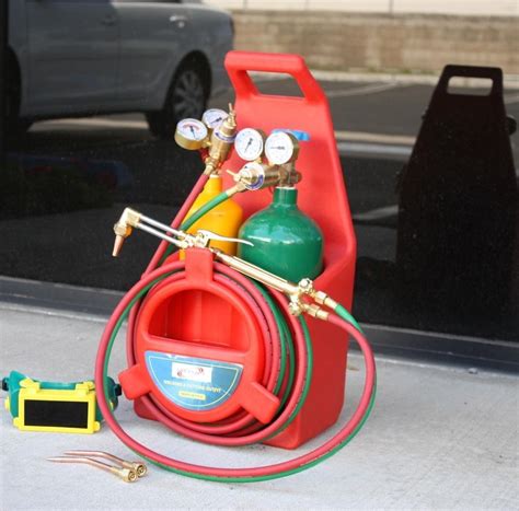 Complete Oxygen Acetylene Oxy Welding Cutting Weld Torch Regulator