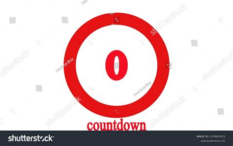Countdown 0 100 Black Background Animation Stock Illustration