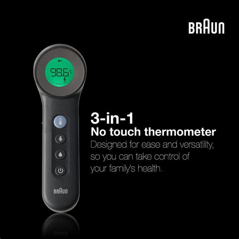 Braun No Touch 3 In 1 Thermometer Touchless Thermometer For Adults