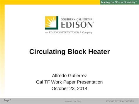Pptx Edison International® Sm Internal Use Only Page 1 Circulating