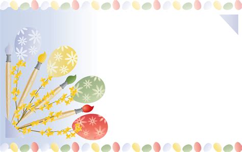 Easter Border Frame Png