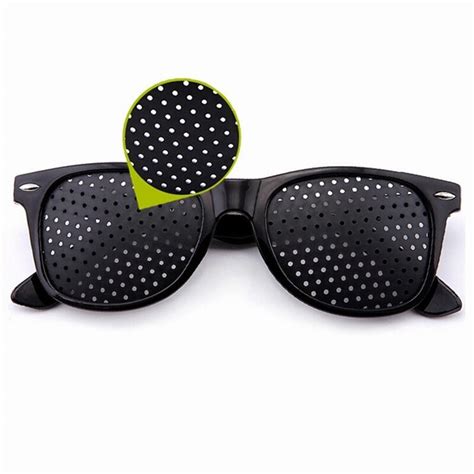 Vision Care Wearable Corrective Glasses Improver Stenopeic Pinhole Pin Hole Glasses Anti Fatigue