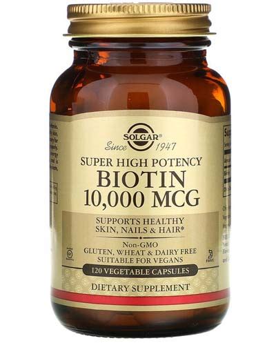 Solgar Biotin (Высокоактивный биотин) 10000 мкг. 120 капс. — купить в ...