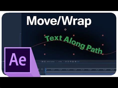 Animate Wrap TEXT Along A PATH Or Any Shape After Effects Tutorial