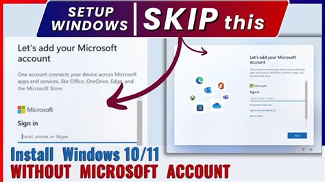 How To Bypassskip Microsoft Account Sign In While Installing Windows • Skip Microsoft Account