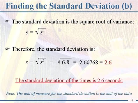 Finding Sample Variance Standard Deviation Using The Shortcut