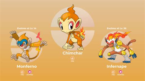 Pokemon Chimchar Evolution Chart