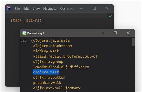 Reveal Read Eval Visualize Loop For Clojure