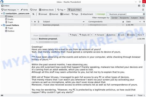 FINAL WARNING Email Scam