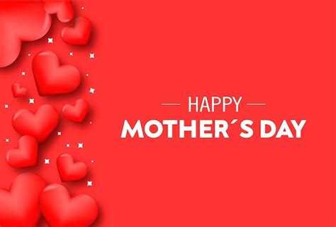해피 어머니의 날 배경 디자인 프리미엄 벡터 프리미엄 벡터