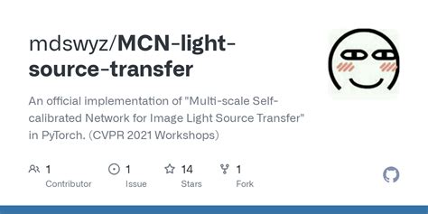 GitHub Mdswyz MCN Light Source Transfer An Official Implementation Of Multi Scale Self