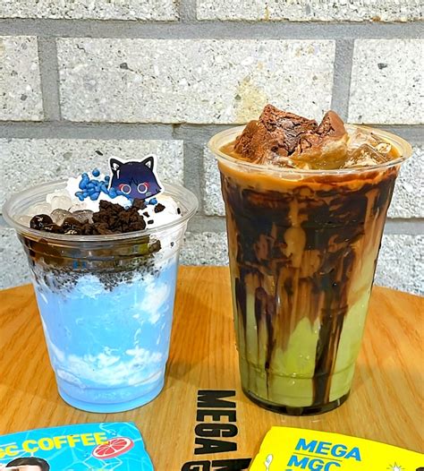 메가커피 메뉴 가격 초코젤라또 녹차라떼 소다 컵빙수 네이버 블로그
