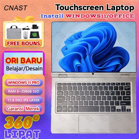 Jual Cnast Laptop Touchscreen Jt Murah In Hitam Silver Pink Ori Mini Intel N Ram