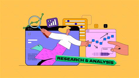 Research And Analysis Flat Illustration Graphics Motion Array