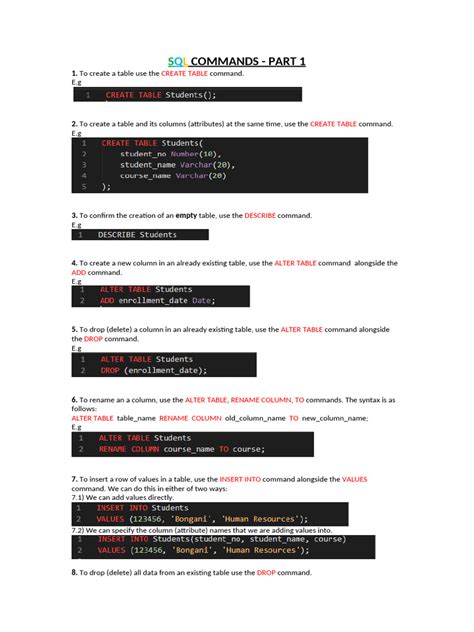 sql commands part1 pdf