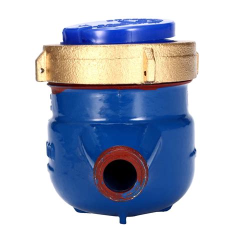 15mm Water Meter Heavy Duty Brass Flow Measure Tap Grandado