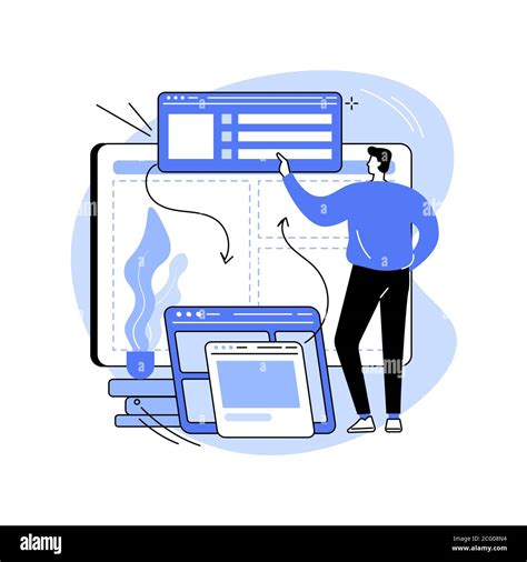 Front End Development Abstract Concept Vector Illustration Stock Vector