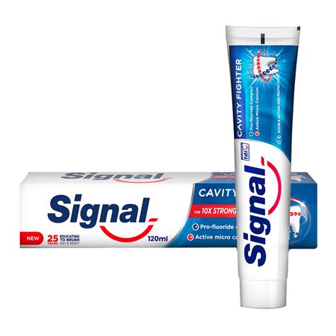 Signal Cavity Fighter Toothpaste 120 Ml Online At Best Price Lulu Ksa