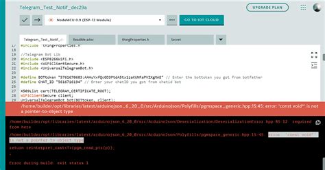 Error Const Void Is Not A Pointer To Object Type What Should I