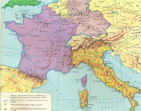 Uk Germany Italy And Russia Maps
