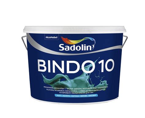 Краска Sadolin Bindo 10, белый, 10 л - Ksenukai.lv