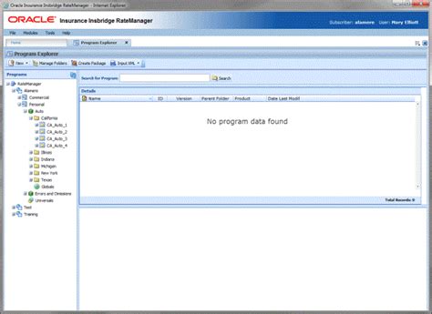 Program Explorer Structure