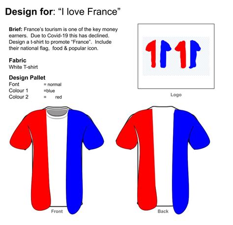 Kristopher Pt England School France T Shirt Design Task