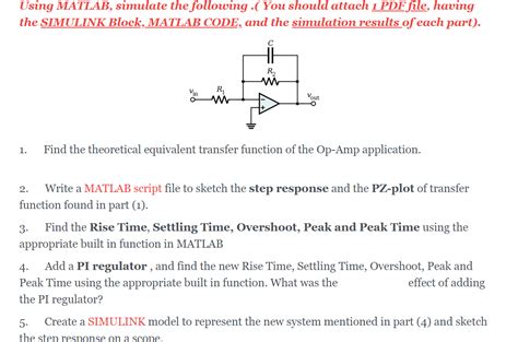 Using Matlab Simulate The Following You Should