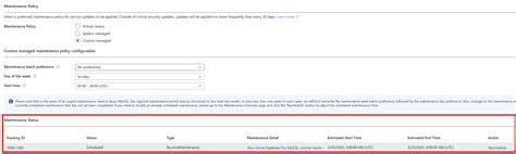 在 Azure 入口網站中設定排程維護 Azure Database For Mysql Flexible Server