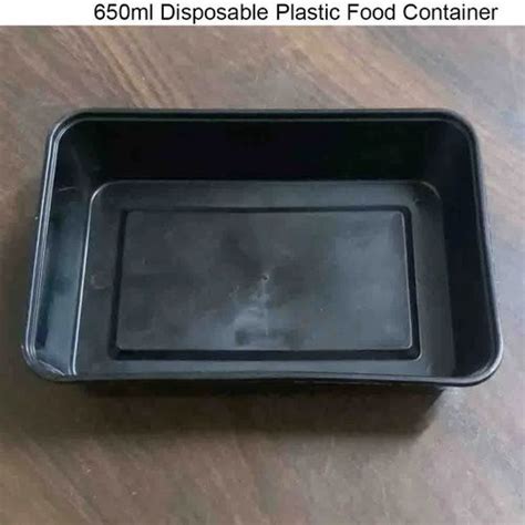10 X 7 X 2 Inch Rectangle 650ml Disposable Plastic Food Container At