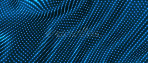 Abstract Science Or Technology Background Graphic Design Network Illustration With Particle