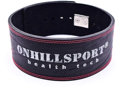 Пояс Onhillsport для пауэрлифтинга с карабином, 10 см, 2 слоя MEDIUM M ...