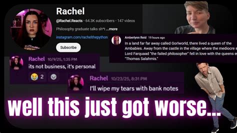Lets Talk About The Rachel Situation Youtube