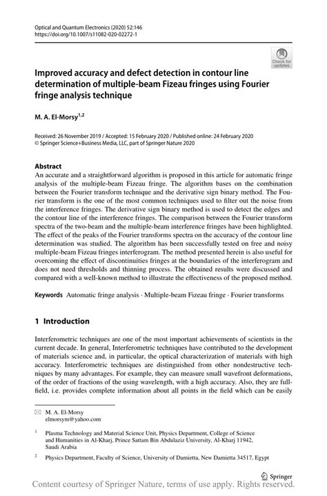 Improved Accuracy And Defect Detection In Contour Line Determination Of