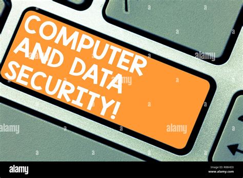 Word Writing Text Computer And Data Security Business Concept For