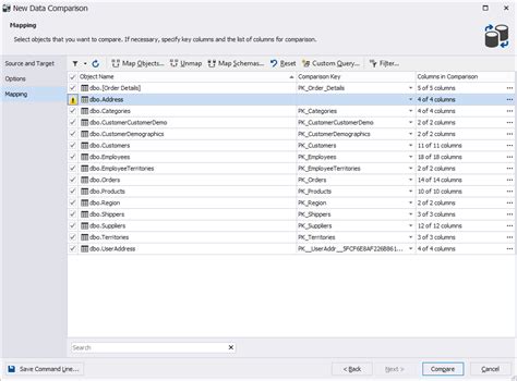 sql server compare column values between two tables design talk