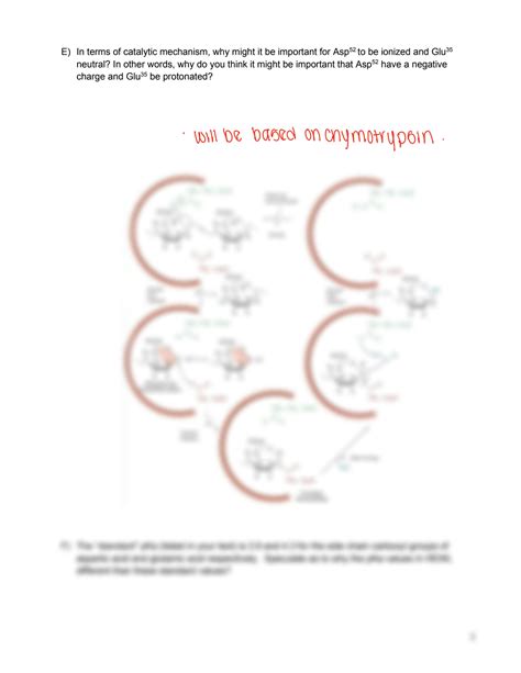 SOLUTION Biochemistry Problem Set Studypool