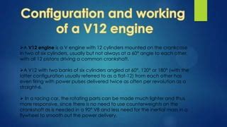Presentation On V Engine PPTX