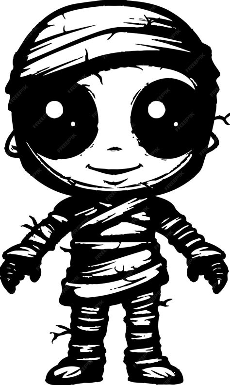 Retro Rot Rejoice Cute Mummy Icon Design Hauntingly Handsome Vintage