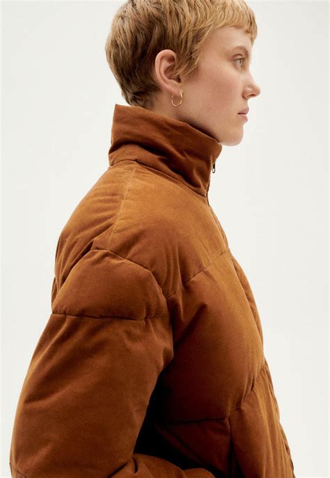 Thinking Mu Gemma Microcorduroy Jacket Brown Garmentory