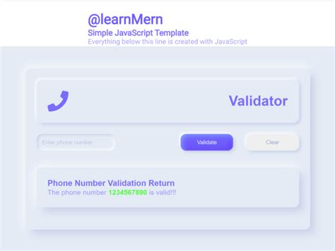 10 Digit Phone Number Validation In Html — Codehim