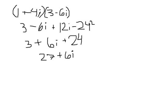 Multiplying Complex Numbers Complex Numbers Calculus I