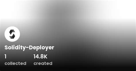 Solidity Deployer Profile OpenSea