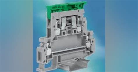Double Level Fuse Terminal Blocks New Equipment Digest