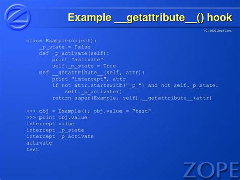 PPT Supporting Persistent Objects In Python Jeremy Hylton Jeremy Zope PowerPoint Presentation